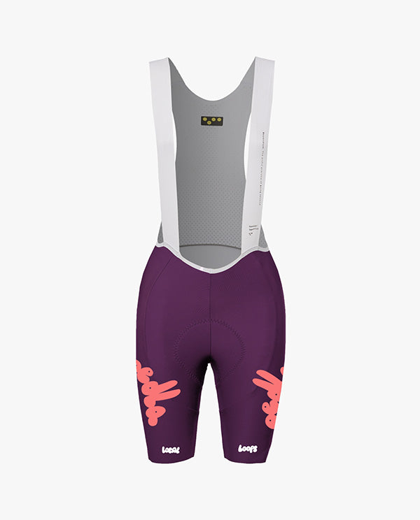 Pedla 車褲Local Loops SuperFIT 2.0 Bib Short Bubble Aubergine 女款 紫 ...