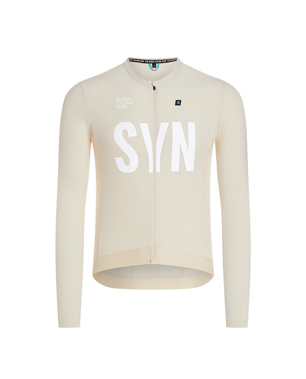 Biehler 長袖車衣Syndicate Training 2.0 LS Jersey Tonic 男款 米 | Cycling FABRO ...